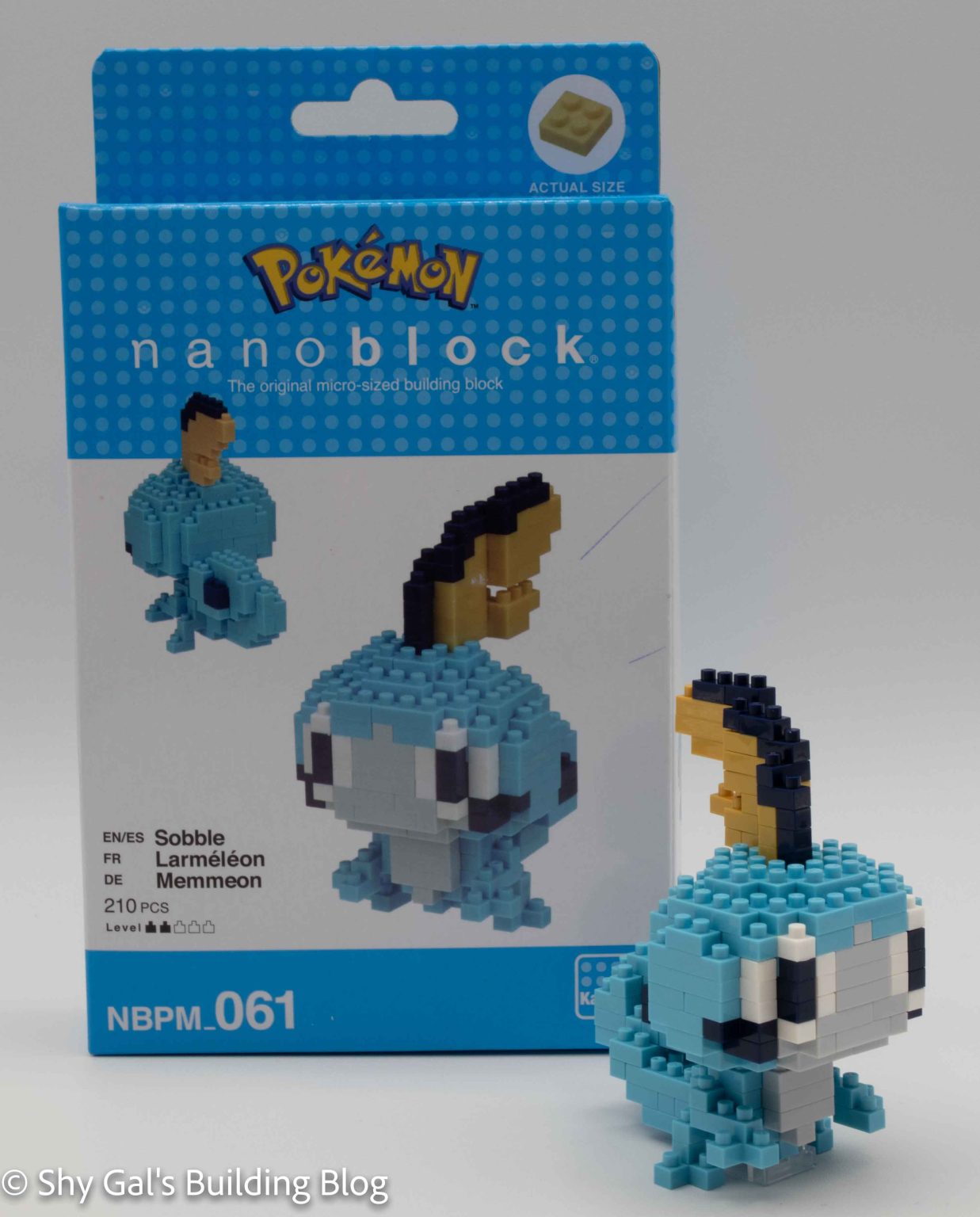 nanoblock Sobble - Shy Gal's Building Blog