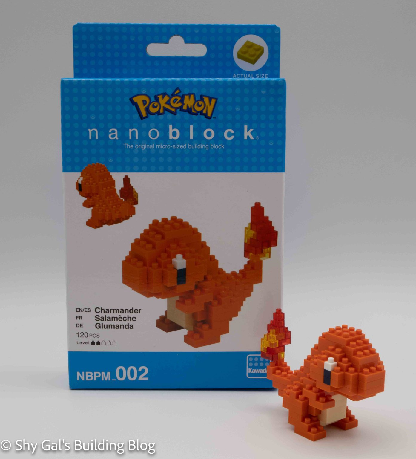 nanoblock Charmander - Shy Gal’s Building Blog