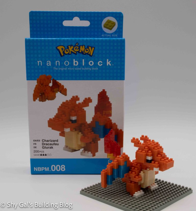 nanoblock Charizard - Shy Gal's Building Blog