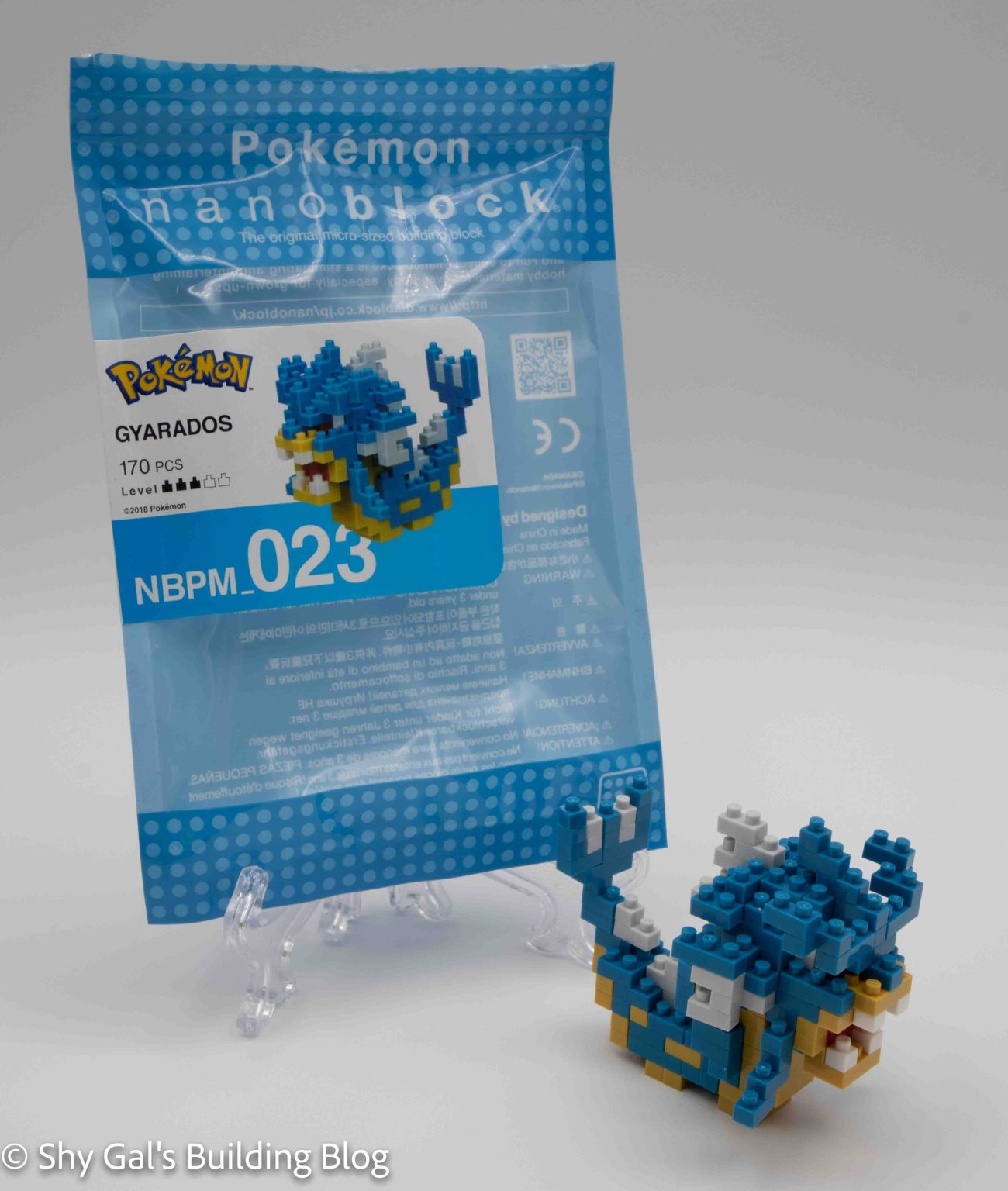 nanoblock Gyarados - Shy Gal's Building Blog