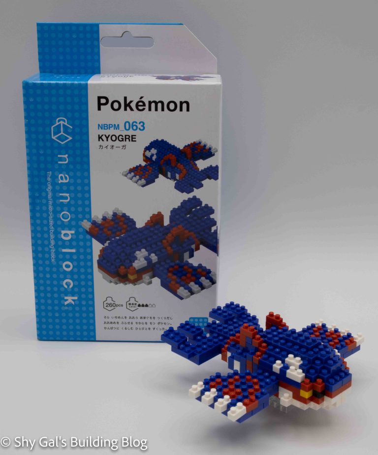 nanoblock Kyogre - Shy Gal’s Building Blog