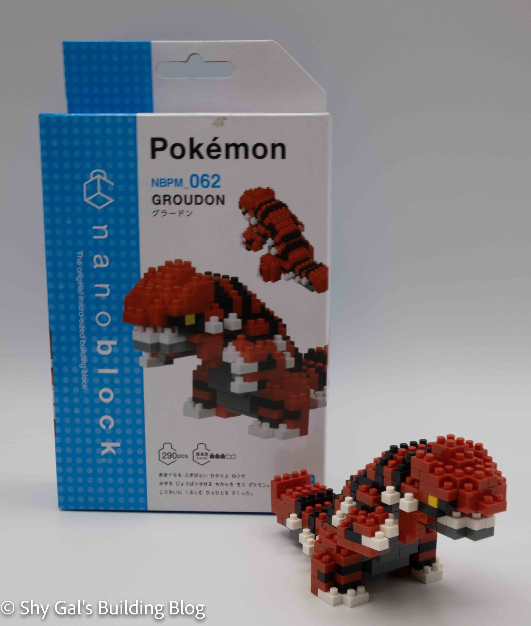 nanoblock Groudon - Shy Gal’s Building Blog
