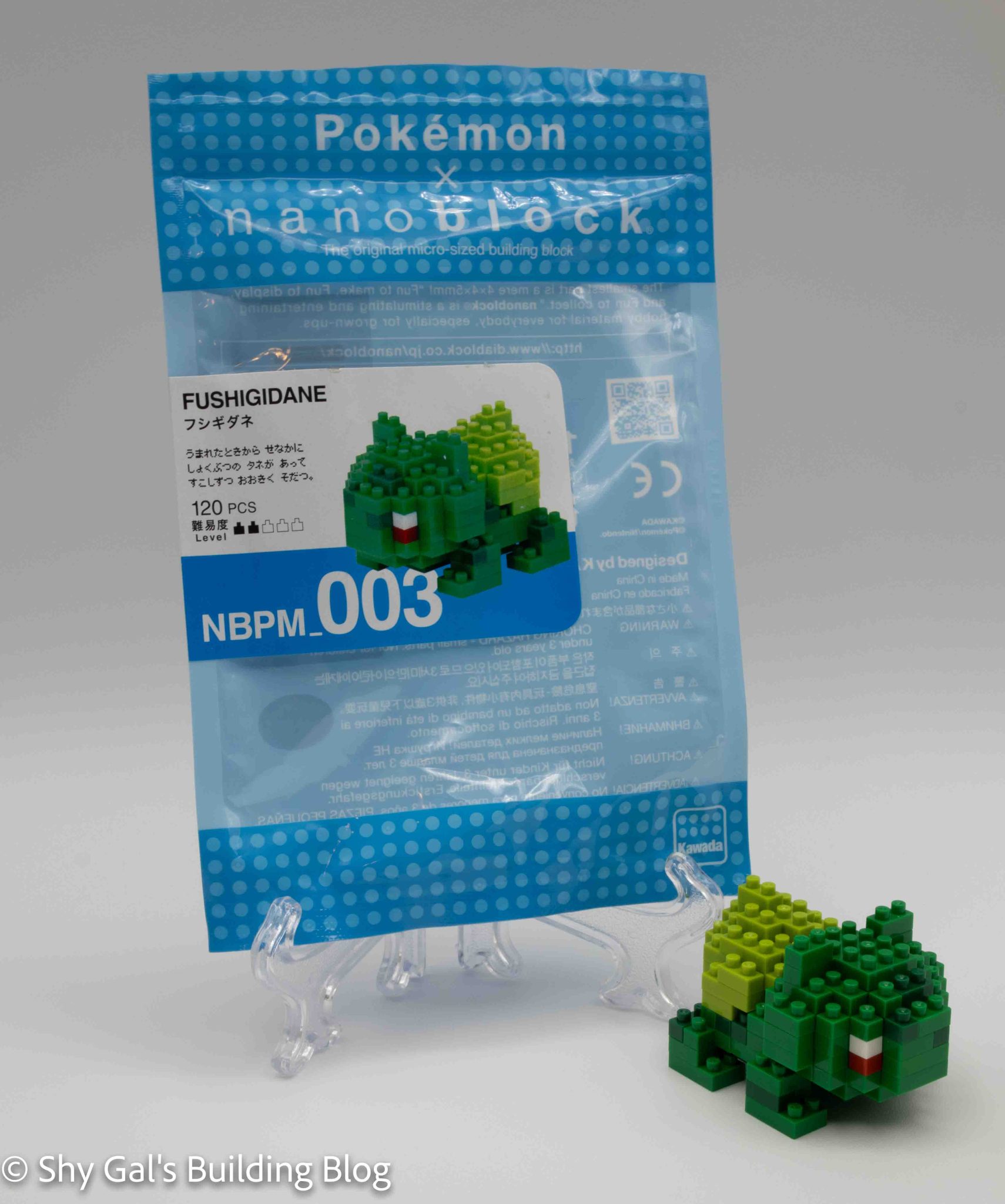 nanoblock Bulbasaur - Shy Gal’s Building Blog