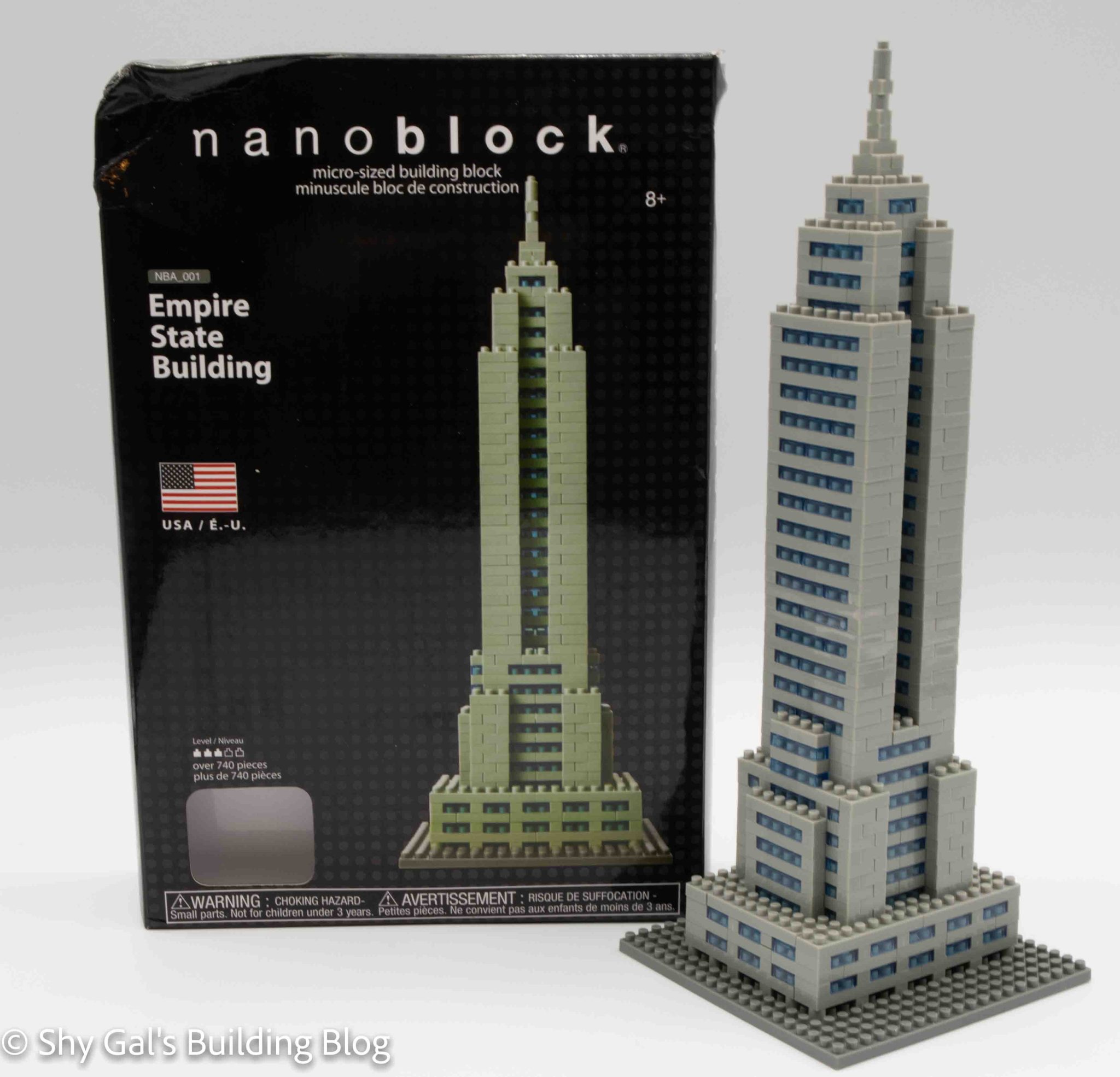 nanoblock Empire State Building - Shy Gal’s Building Blog