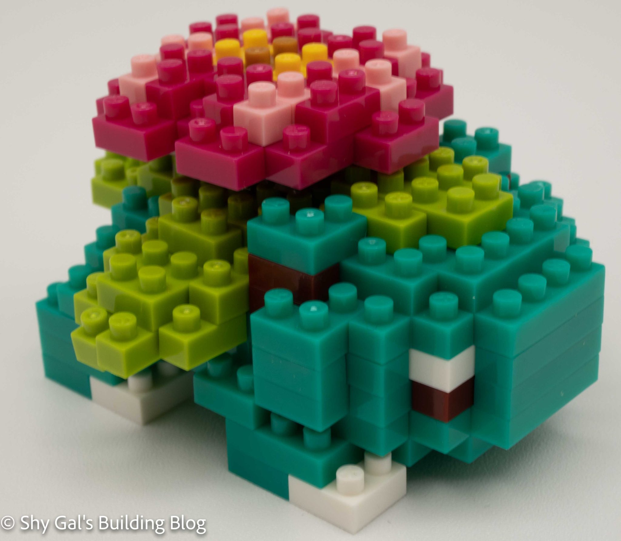 Review of nanoblock Venusaur - Shy Gal’s Building Blog
