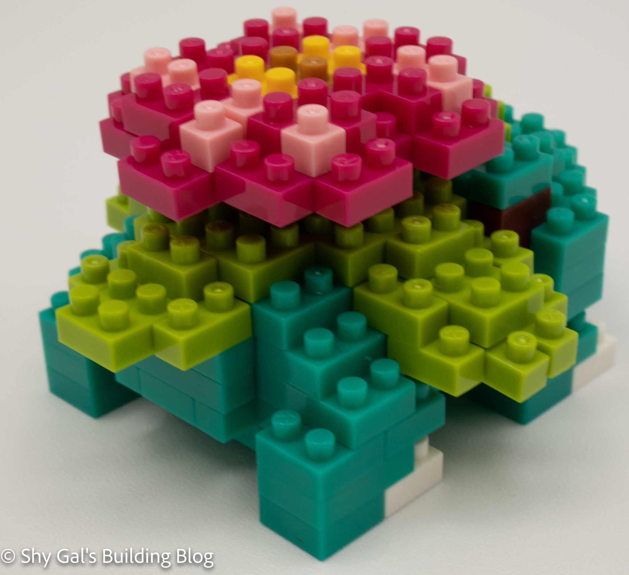 Review of nanoblock Venusaur - Shy Gal’s Building Blog