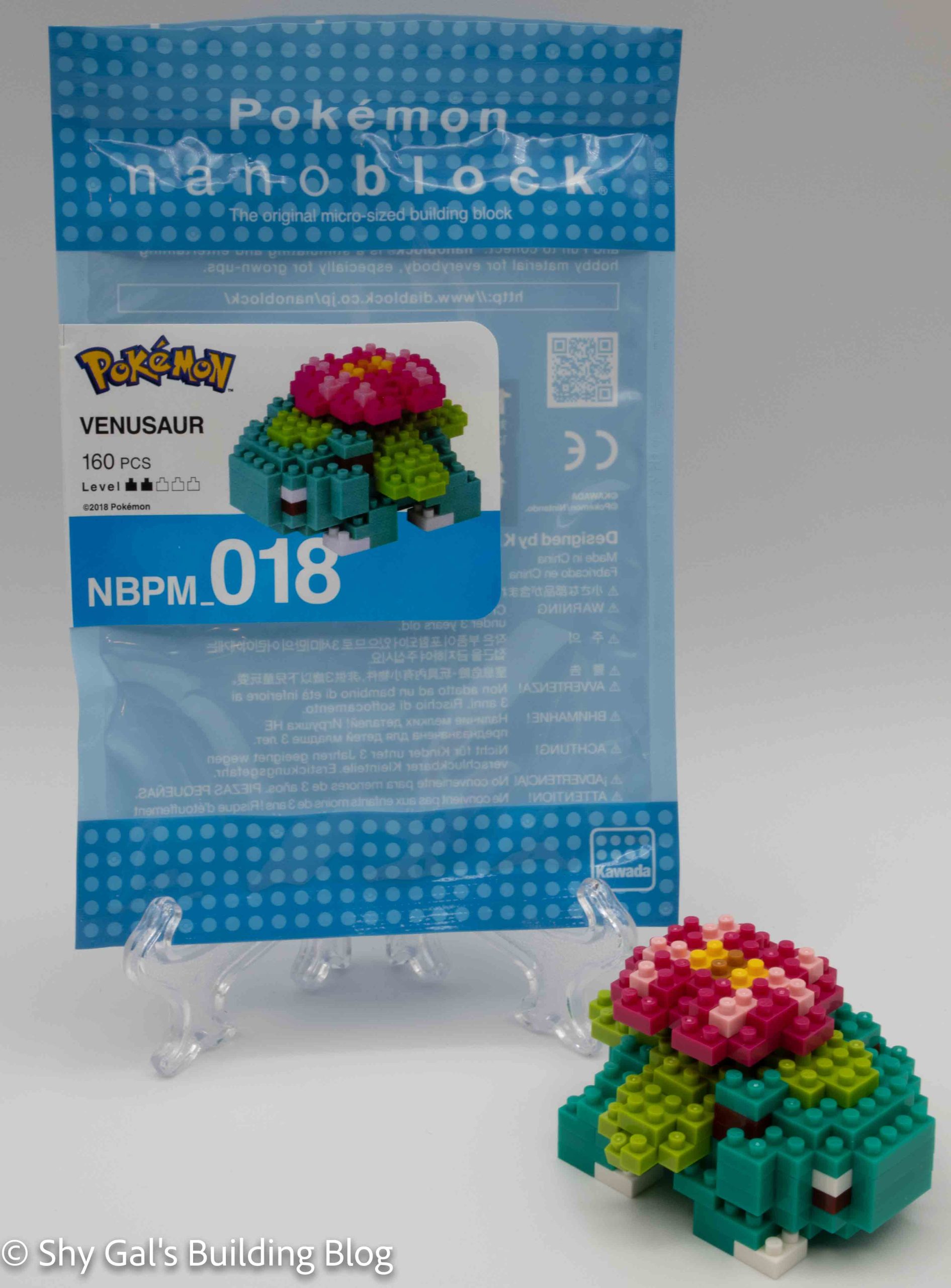 Review of nanoblock Venusaur - Shy Gal’s Building Blog