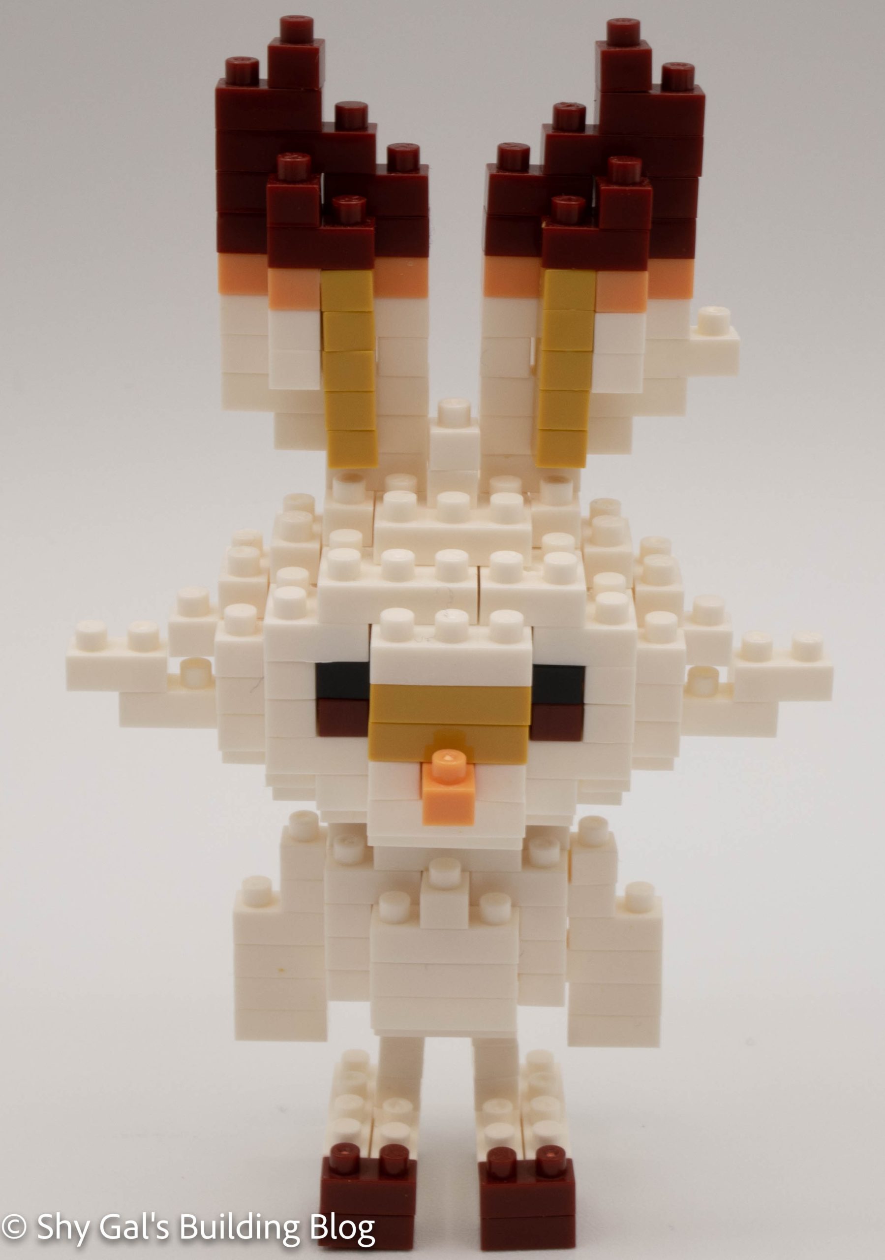 Review of nanoblock Scorbunny - Shy Gal's Building Blog