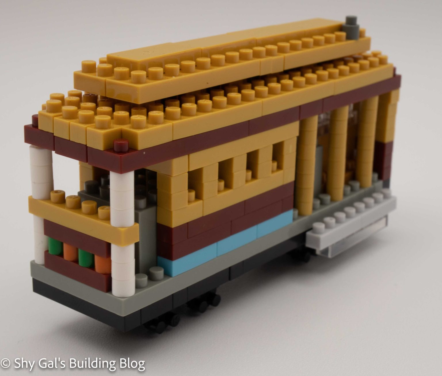 nanoblock San Francisco Cable Car - Shy Gal's Building Blog