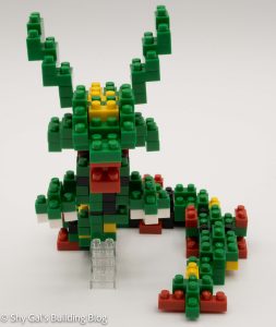 Review of nanoblock Rayquaza - Shy Gal's Building Blog