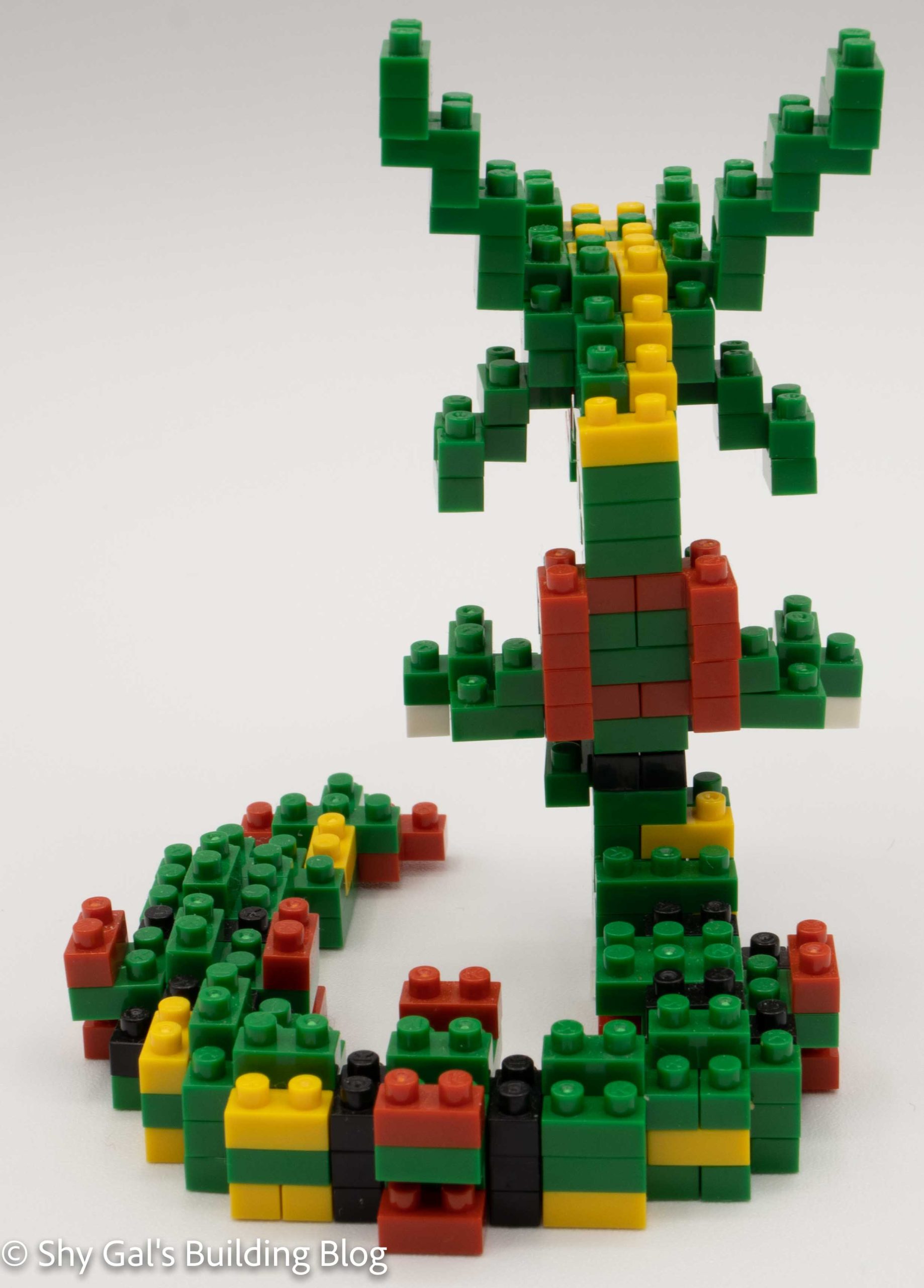 Review of nanoblock Rayquaza - Shy Gal's Building Blog