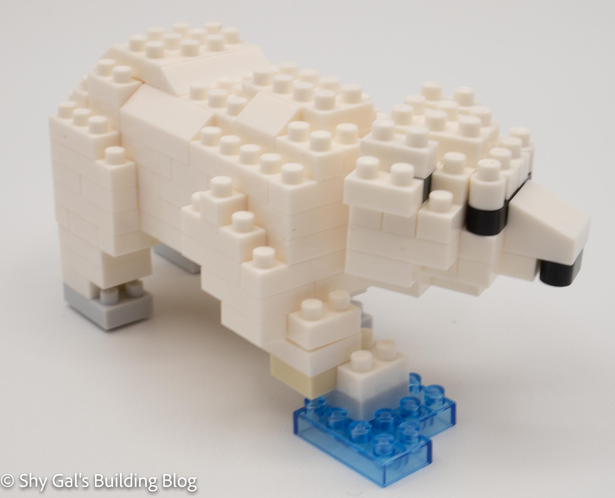 Review of nanoblock Polar Bear - Shy Gal’s Building Blog