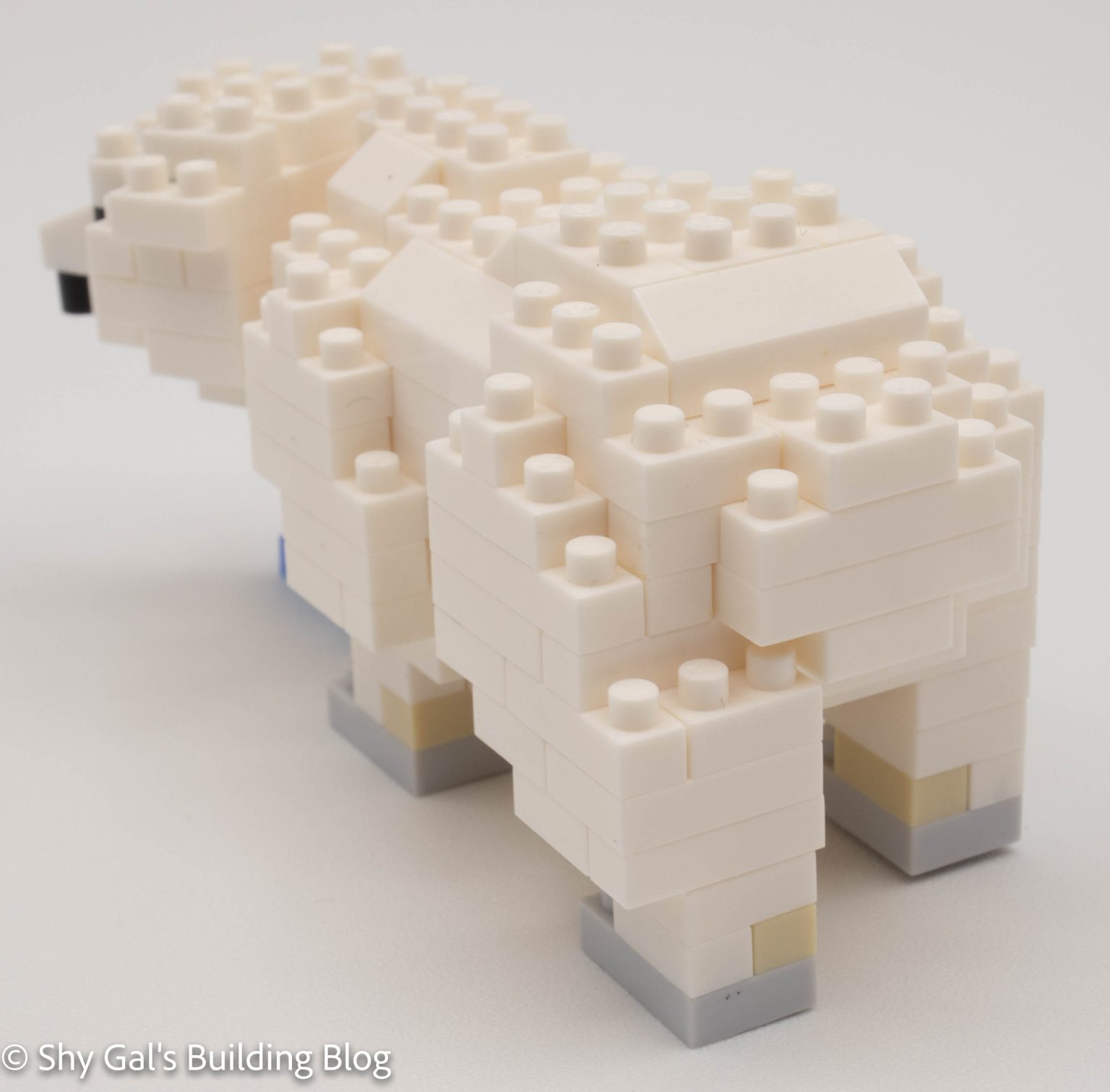 Review of nanoblock Polar Bear - Shy Gal’s Building Blog