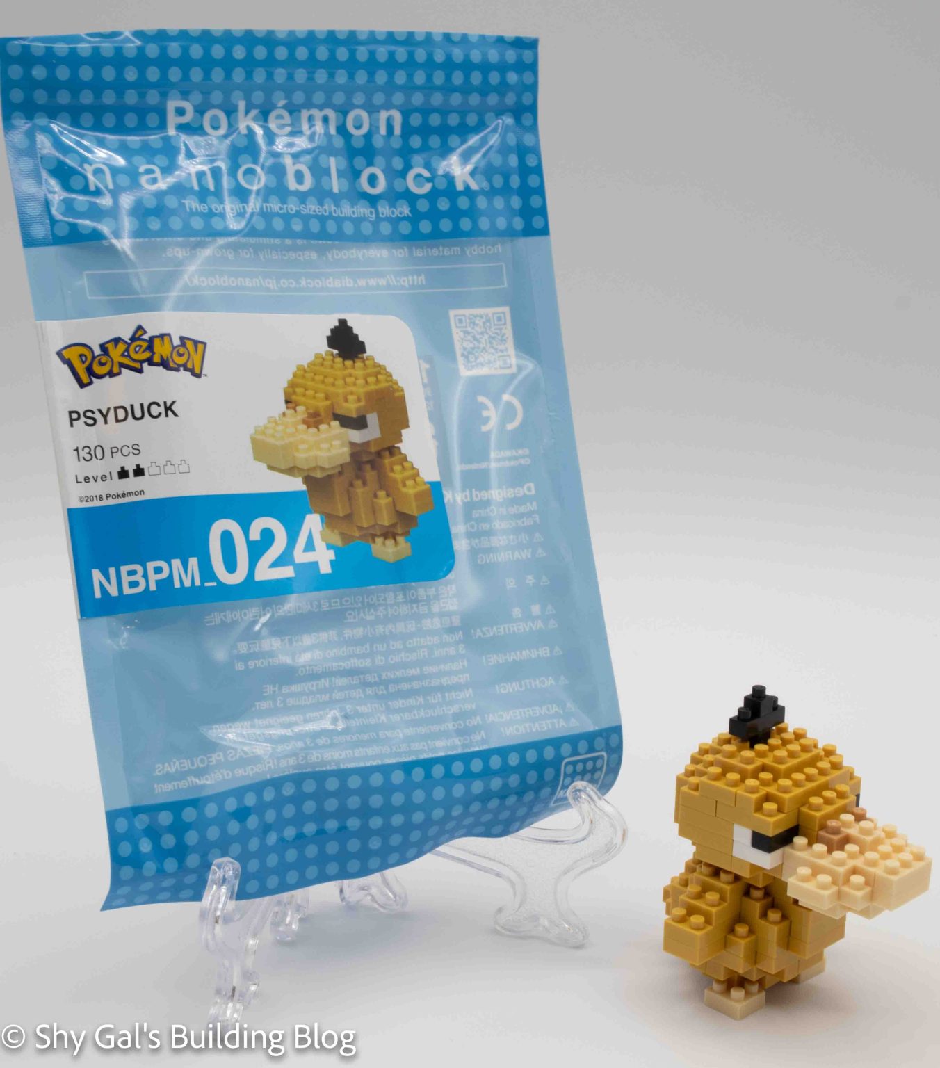 Review of nanoblock Psyduck - Shy Gal's Building Blog