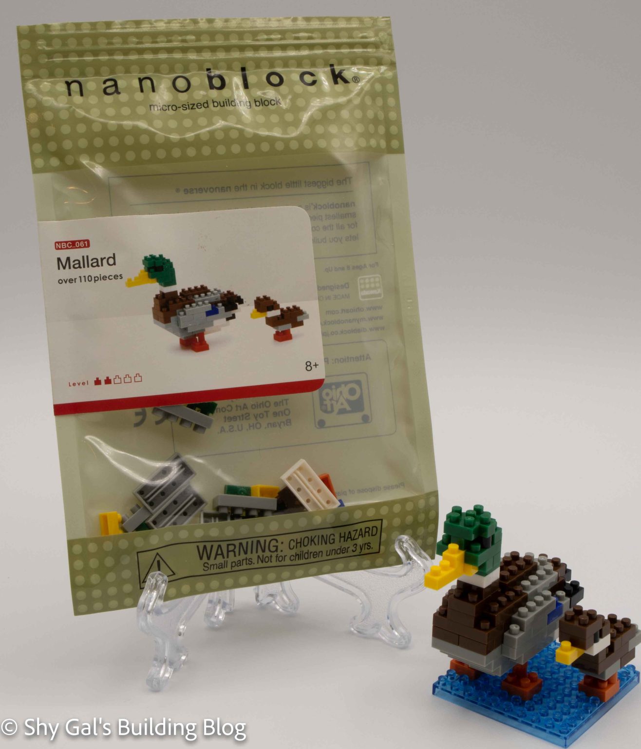 Review of nanoblock Mallard - Shy Gal’s Building Blog