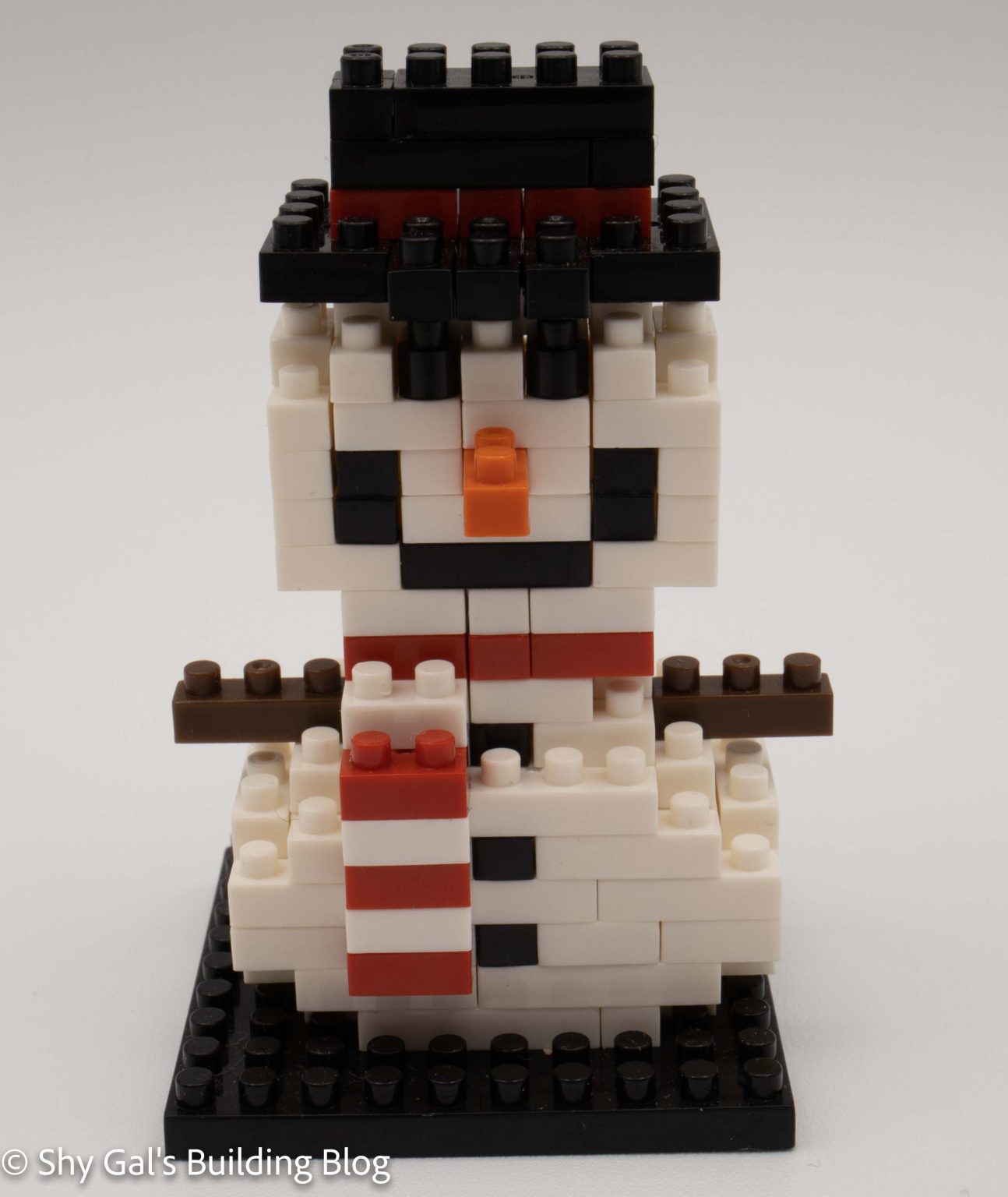 nanoblock Snowman Holiday Limited Ed - Shy Gal's Building Blog