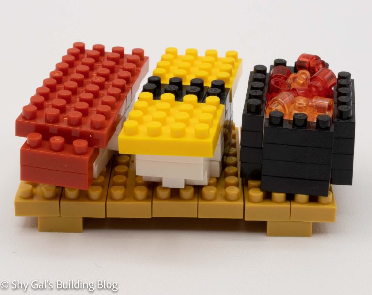 Review of nanoblock Sushi NBC_220 - Shy Gal's Building Blog