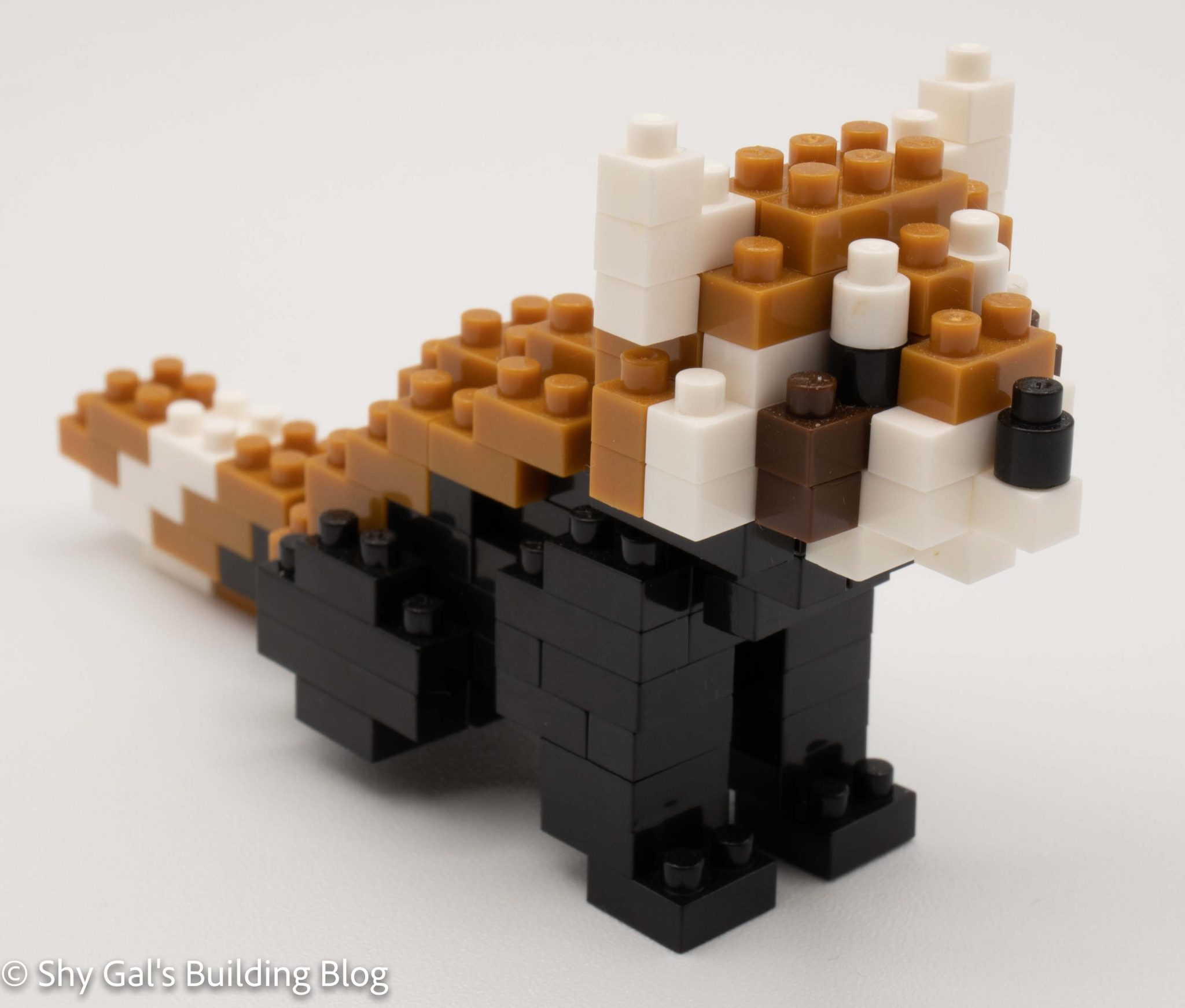 Review of nanoblock Red Panda - Shy Gal’s Building Blog
