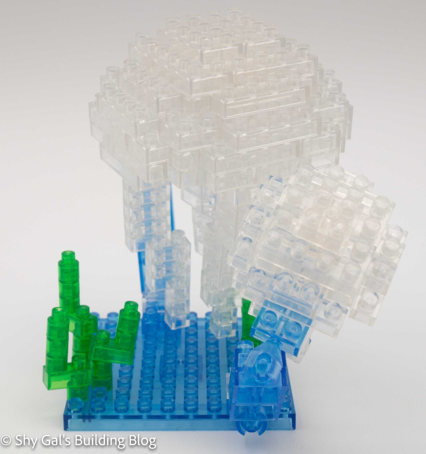 Review of nanoblock Moon Jellyfish - Shy Gal’s Building Blog