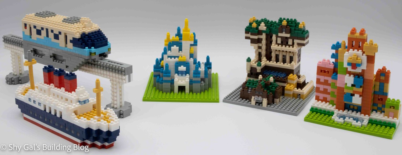 nanoblock Disney Attraction and Rides - Shy Gal's Building Blog