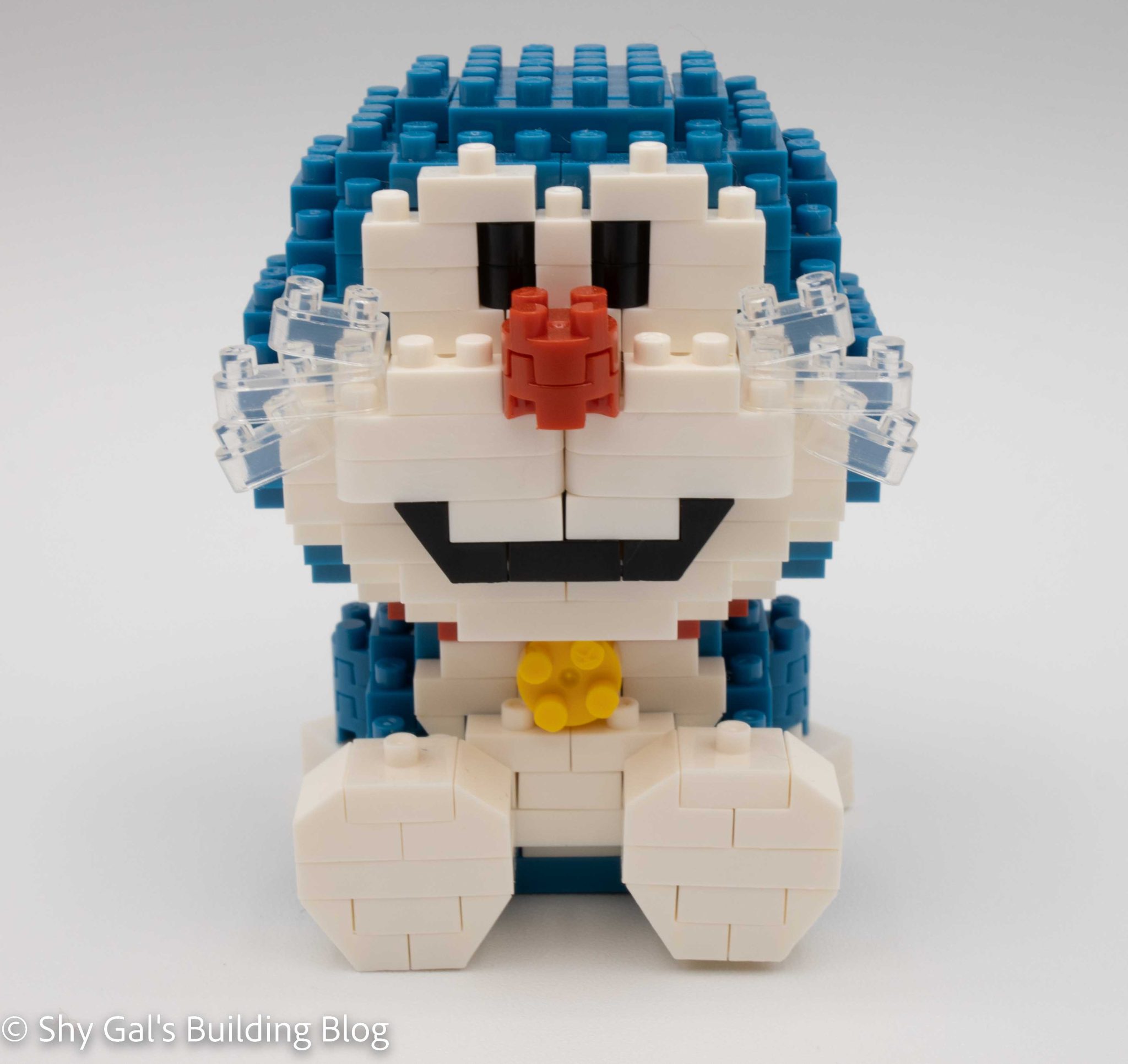 Review of nanoblock Sitting Doraemon - Shy Gal's Building Blog