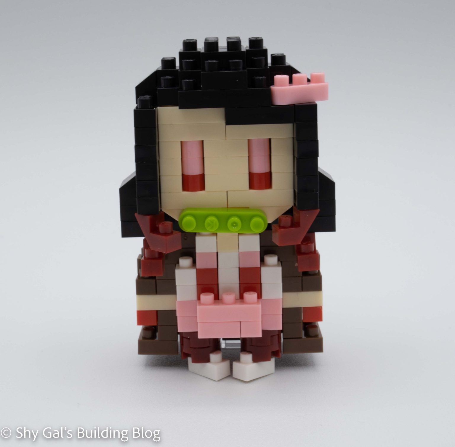 Review of nanoblock Nezuko Kamado - Shy Gal’s Building Blog