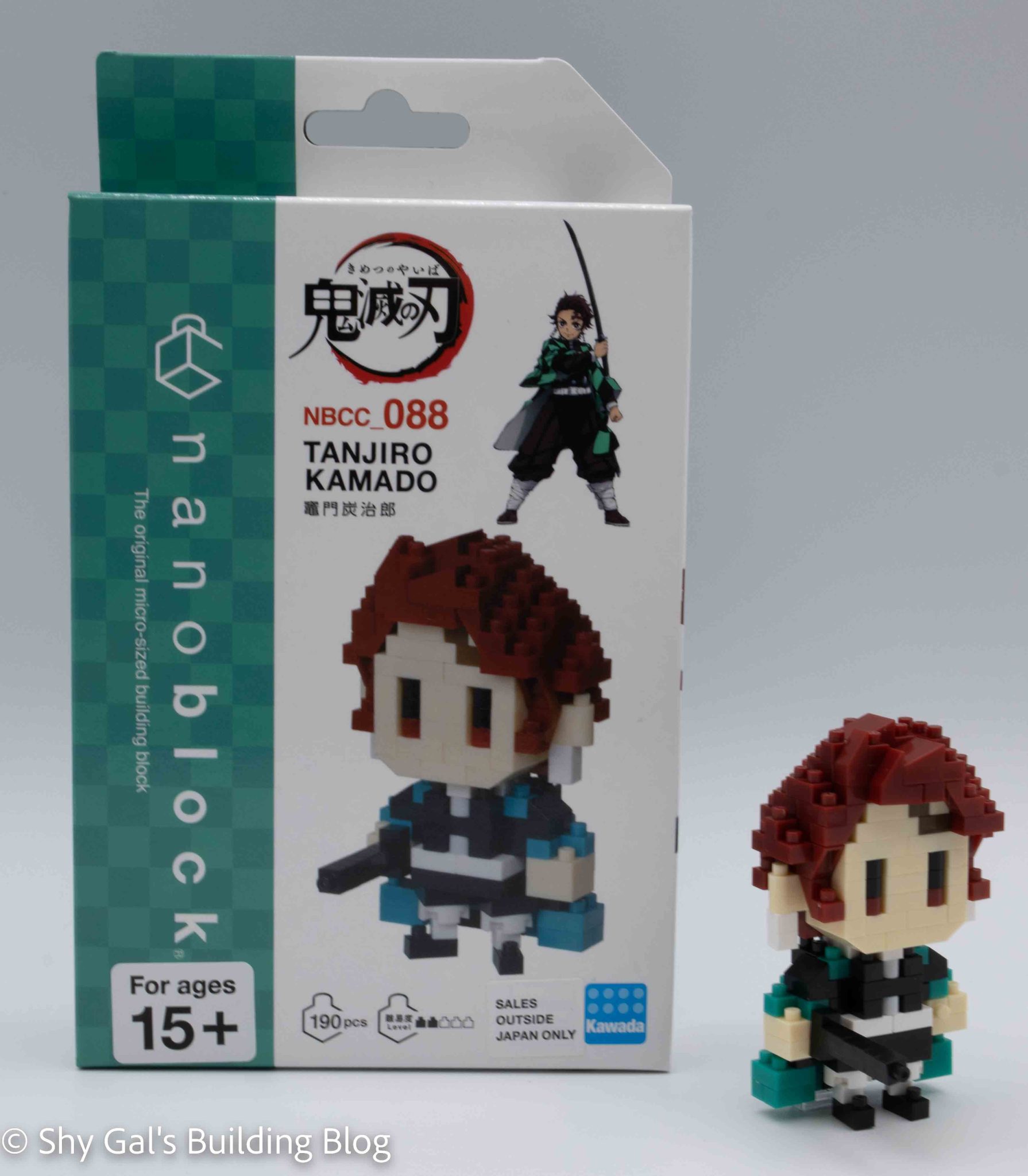 Review of nanoblock Tanjiro Kamado - Shy Gal's Building Blog
