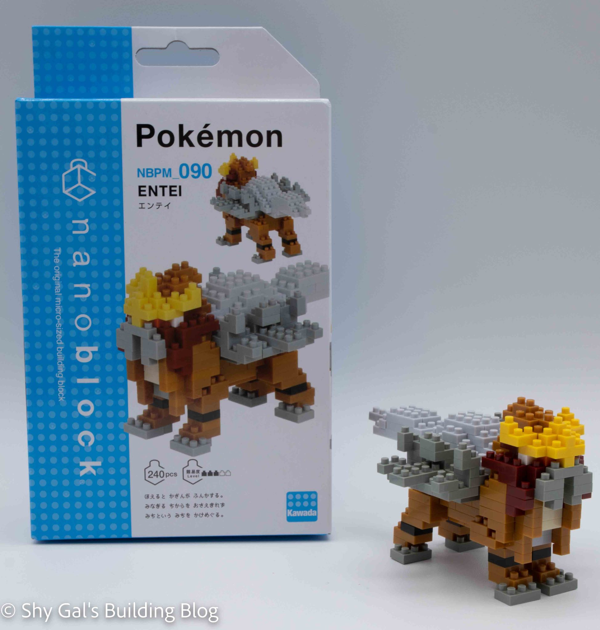 Review of nanoblock Entei NBPM_090 - Shy Gal's Building Blog