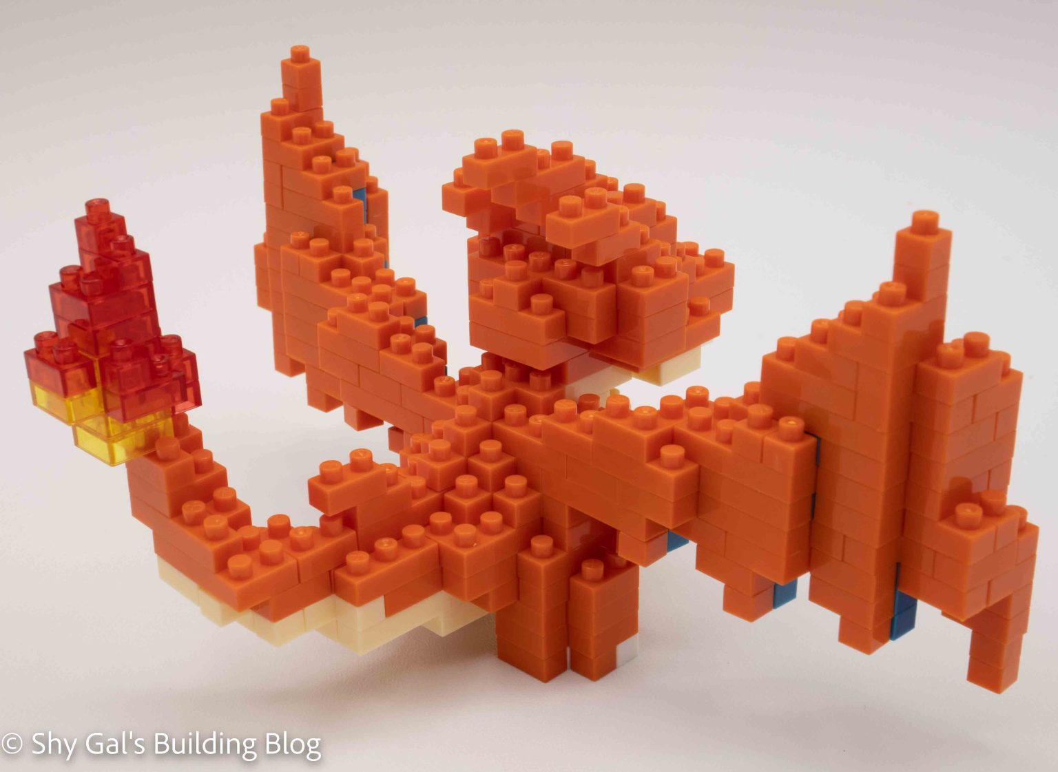 Review of nanoblock Mega Charizard Y - Shy Gal's Building Blog