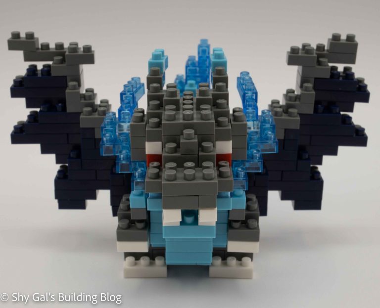 Review of nanoblock Mega Charizard X - Shy Gal's Building Blog