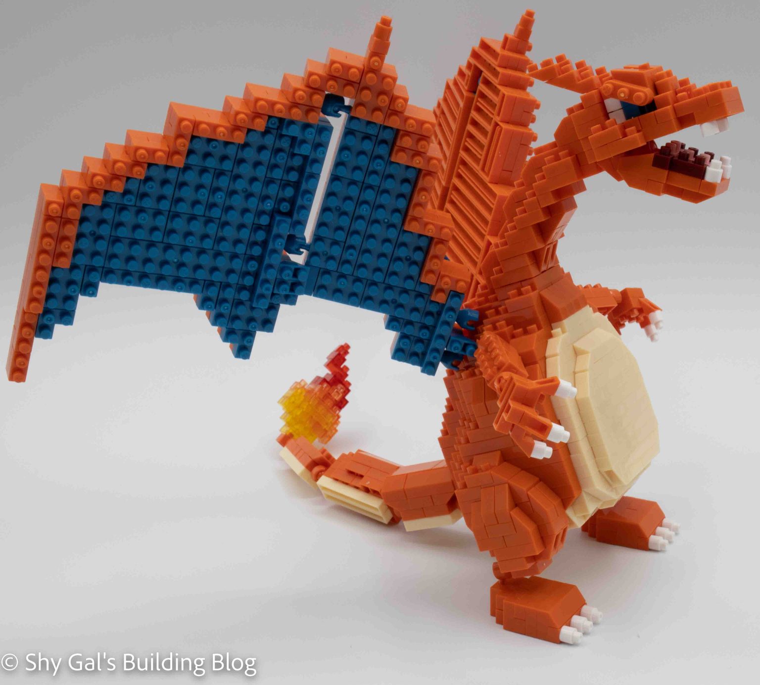 Review of nanoblock Charizard DX - Shy Gal's Building Blog