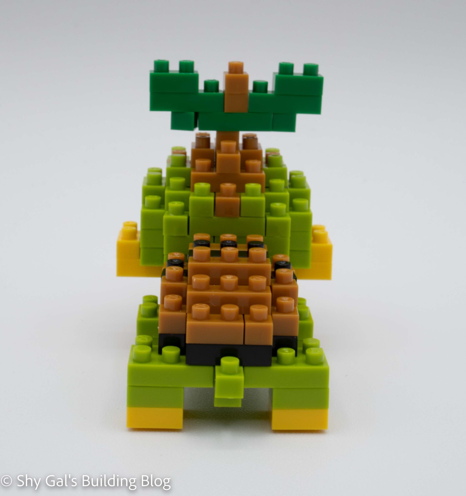 Review of nanoblock Turtwig - Shy Gal's Building Blog
