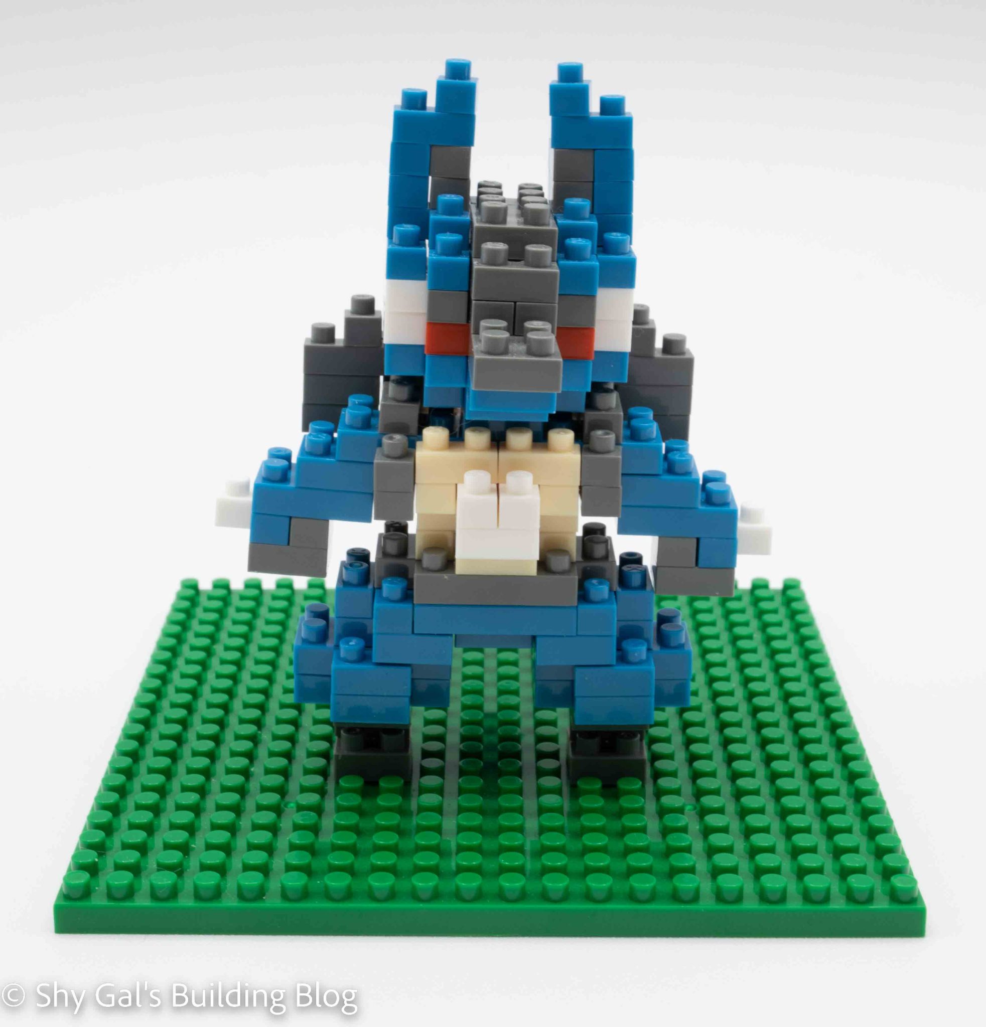 Review of nanoblock Lucario - Shy Gal's Building Blog