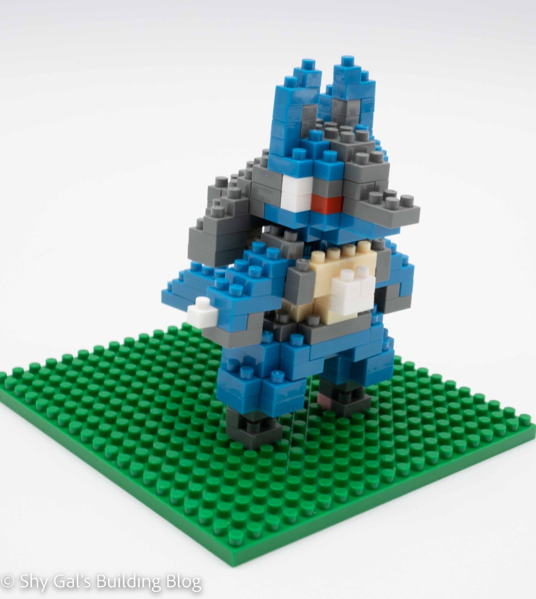Review of nanoblock Lucario - Shy Gal's Building Blog