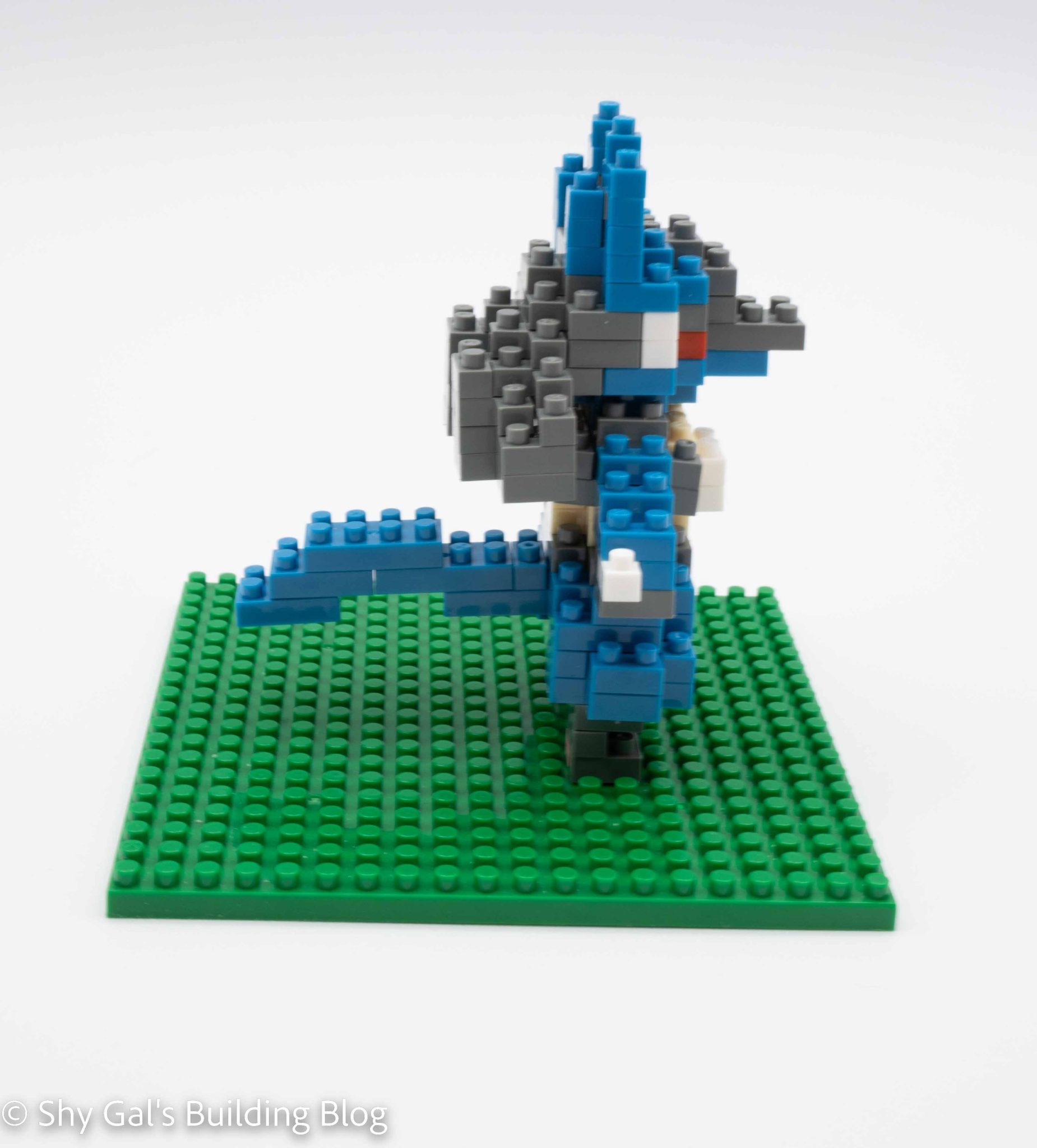 Review of nanoblock Lucario - Shy Gal's Building Blog