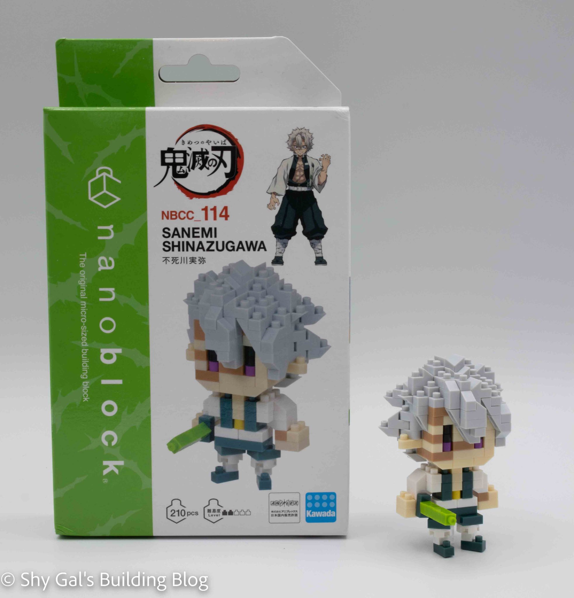 Review nanoblock Sanemi Shinazugawa - Shy Gal's Building Blog