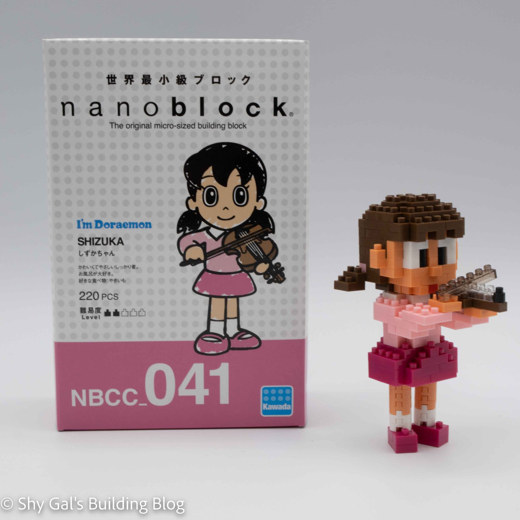 Review of nanoblock Shizuka - Shy Gal's Building Blog