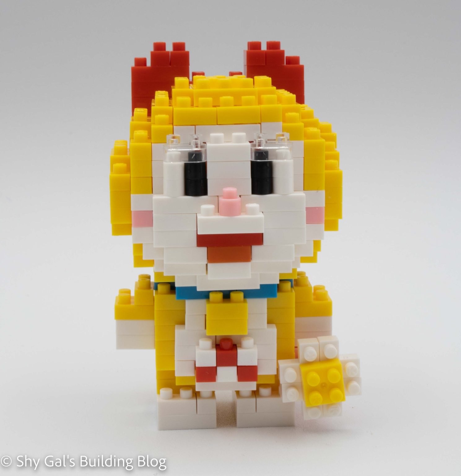 Review of nanoblock Dorami - Shy Gal's Building Blog