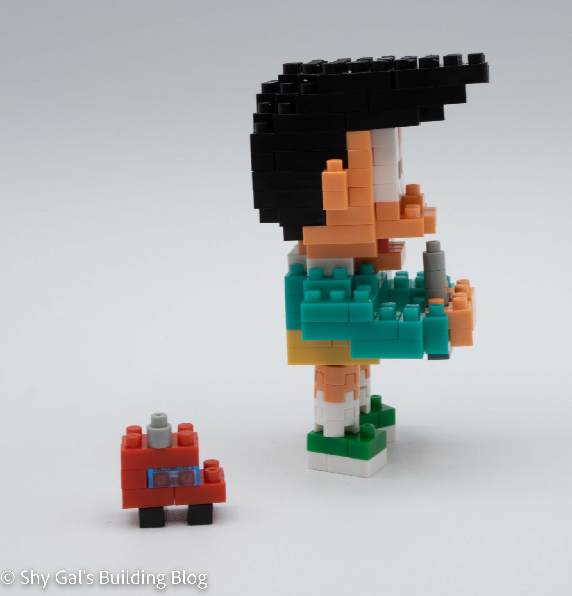 Review of nanoblock Suneo - Shy Gal's Building Blog