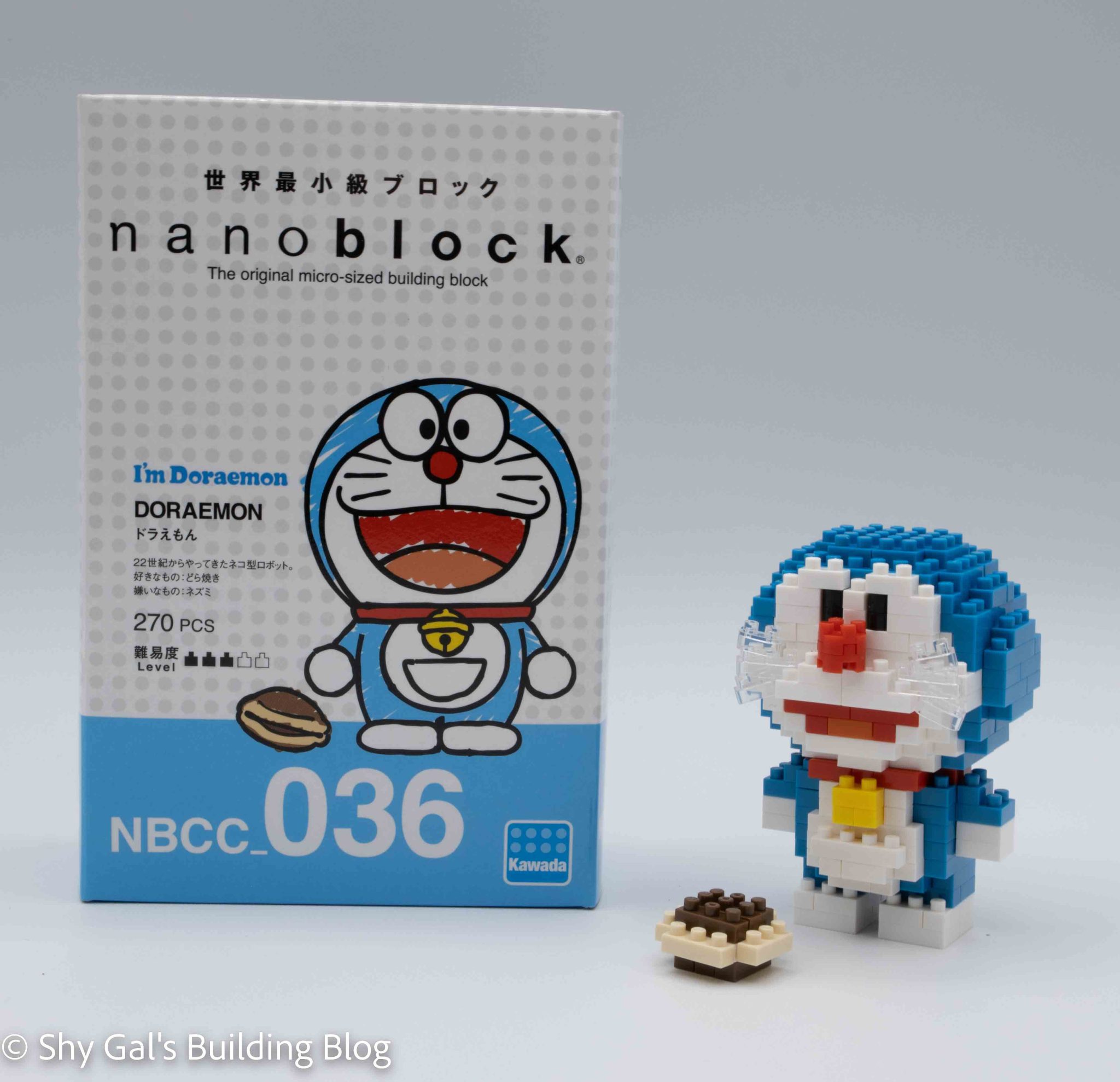 Review nanoblock Standing Doraemon - Shy Gal's Building Blog