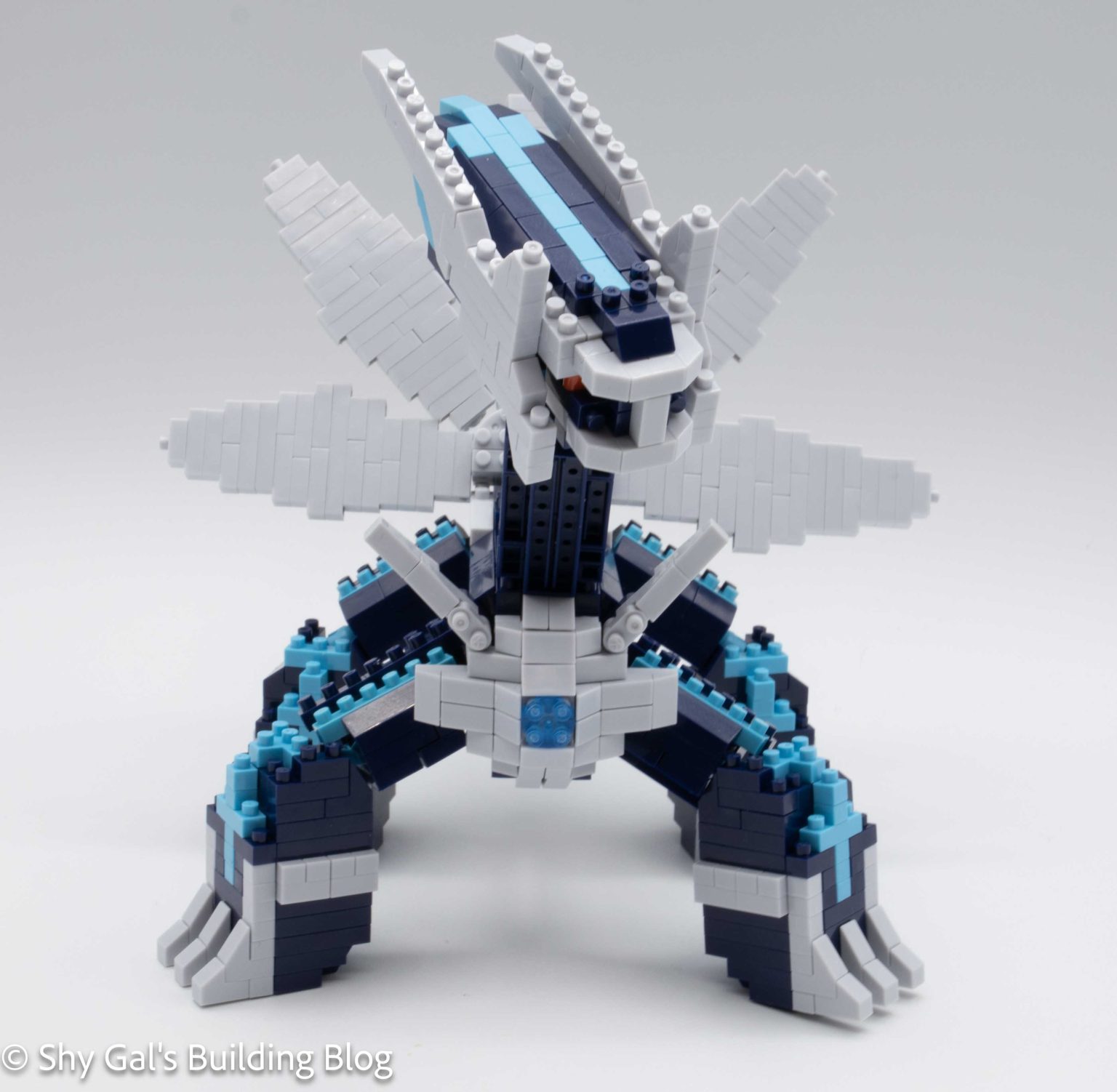 Review of nanoblock Dialga Deluxe - Shy Gal's Building Blog