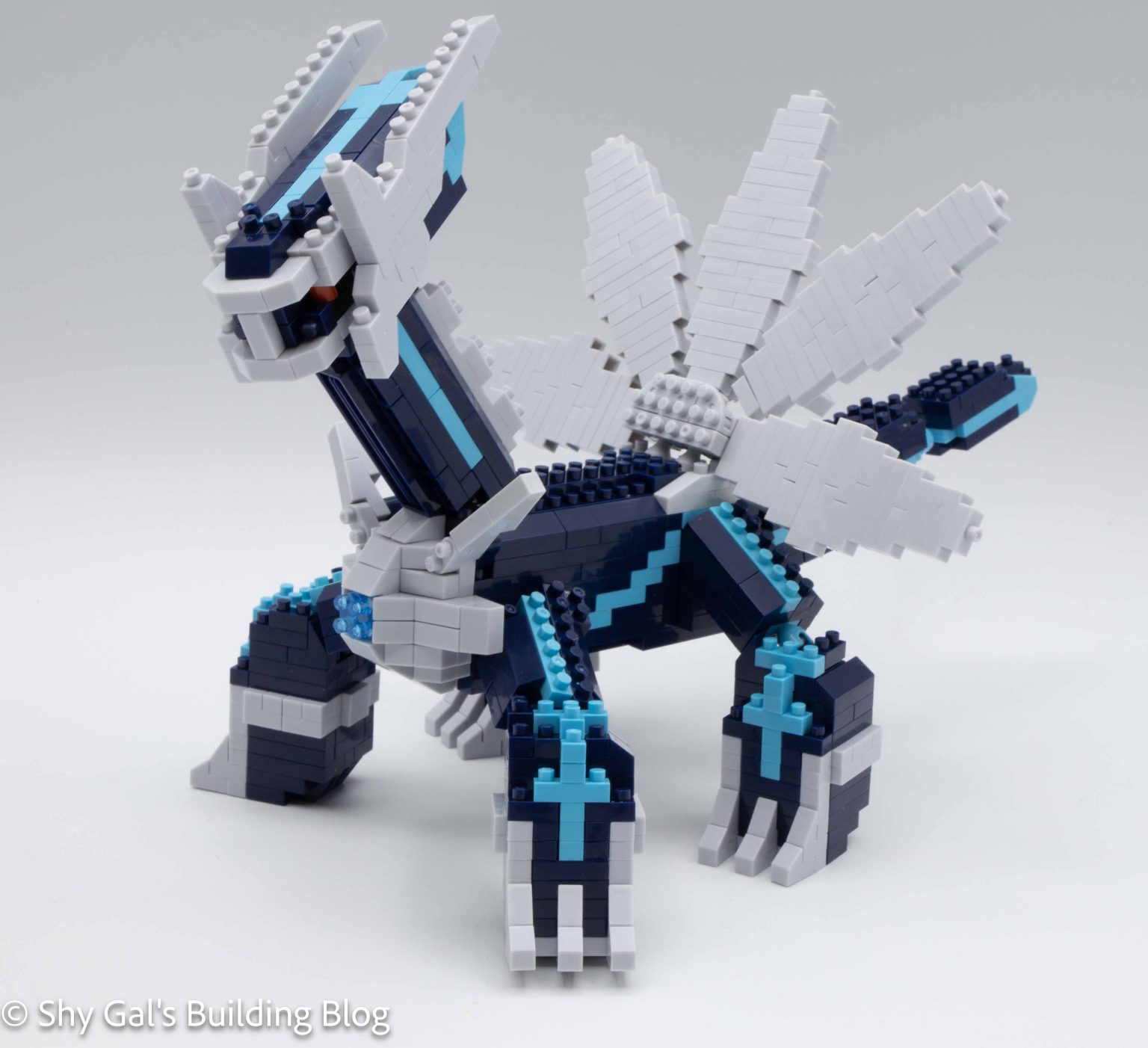 Review of nanoblock Dialga Deluxe - Shy Gal's Building Blog