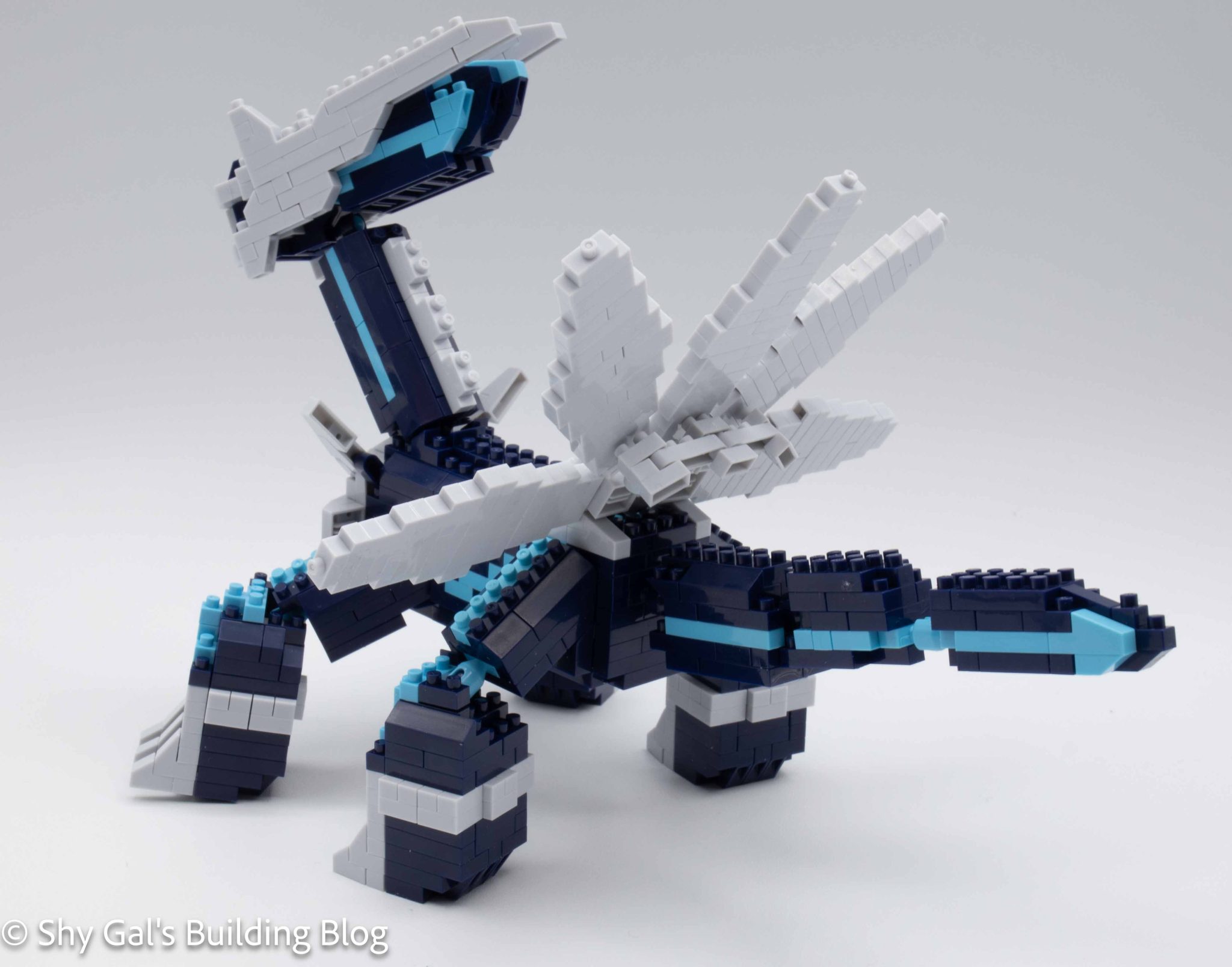 Review of nanoblock Dialga Deluxe - Shy Gal's Building Blog