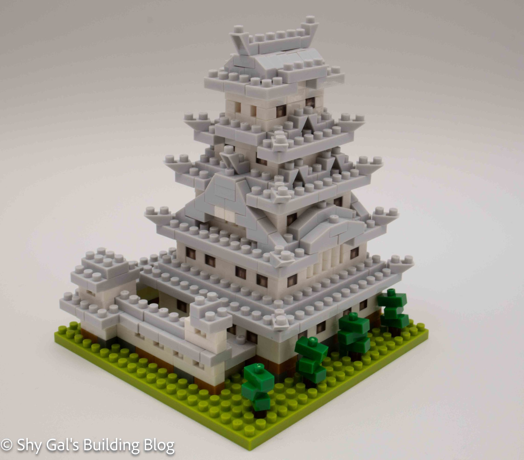 Review of nanoblock Himeji Castle - Shy Gal's Building Blog