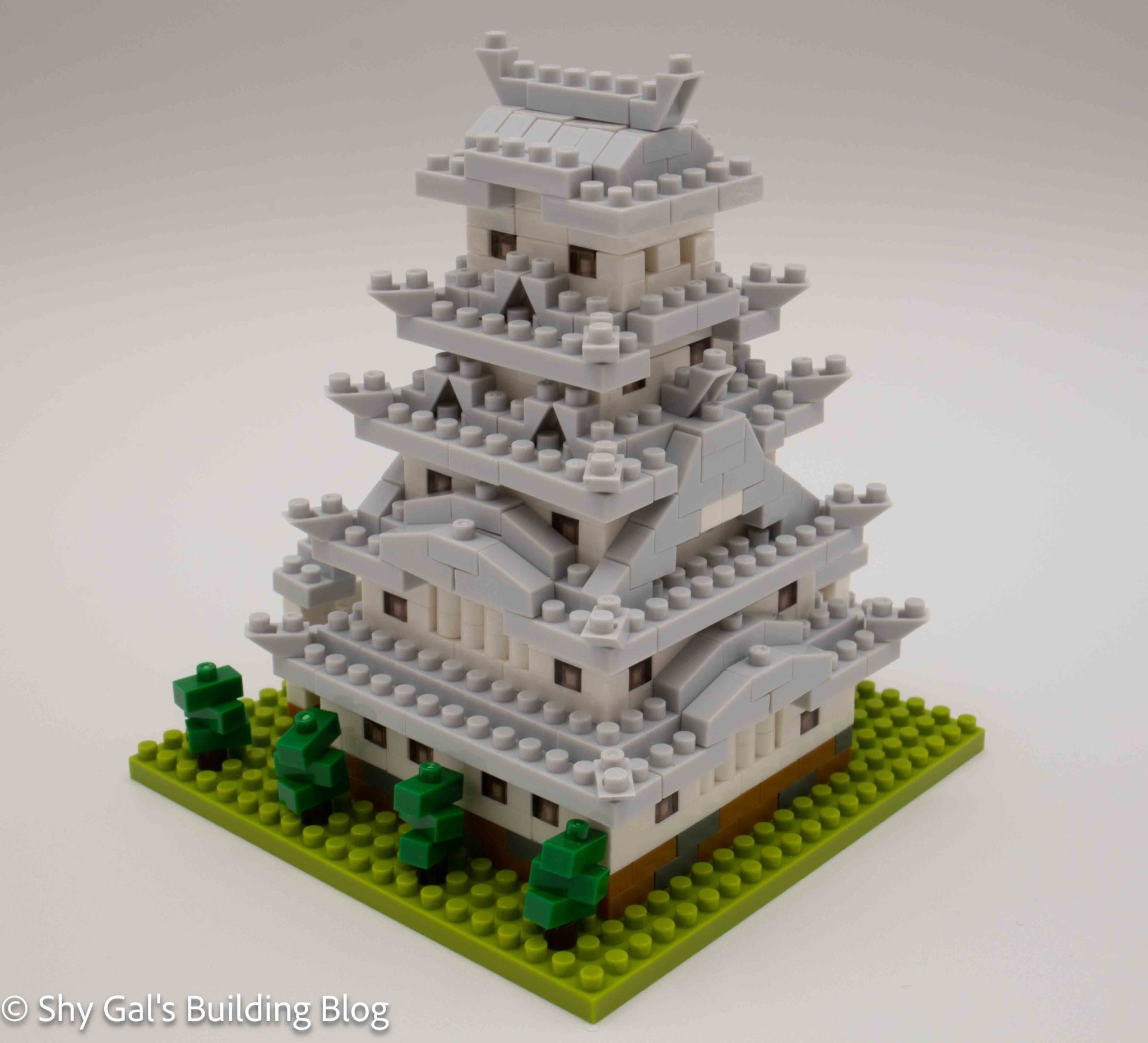 Review of nanoblock Himeji Castle - Shy Gal's Building Blog