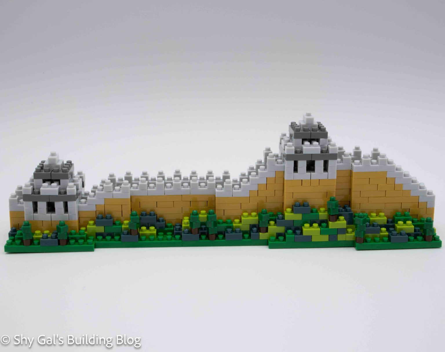 Review nanoblock Great Wall of China - Shy Gal's Building Blog