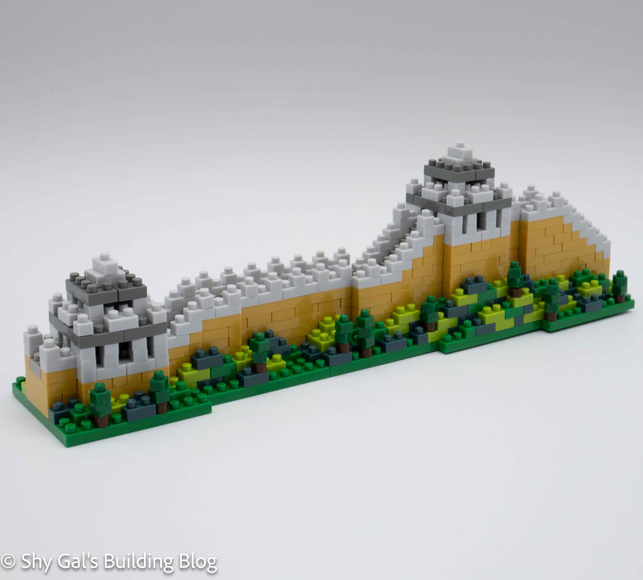 Review nanoblock Great Wall of China - Shy Gal's Building Blog