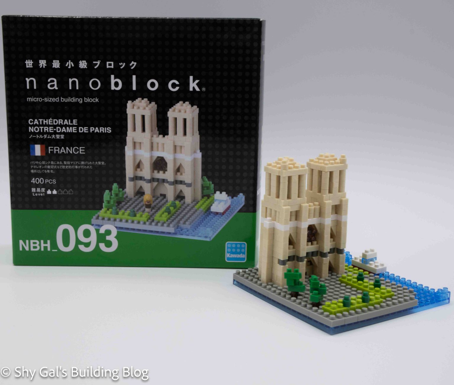 Review nanoblock Cathedrale Notre-Dame - Shy Gal's Building Blog