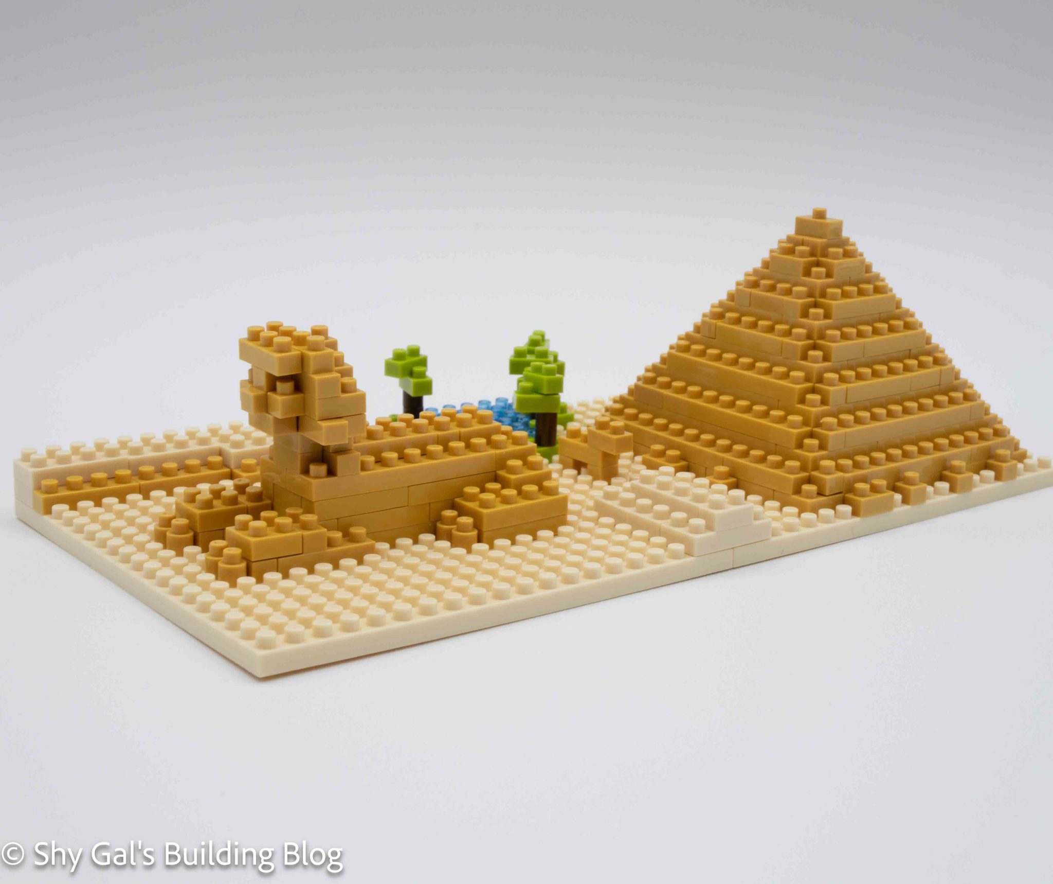 Review of nanoblock Pyramid of Giza - Shy Gal’s Building Blog