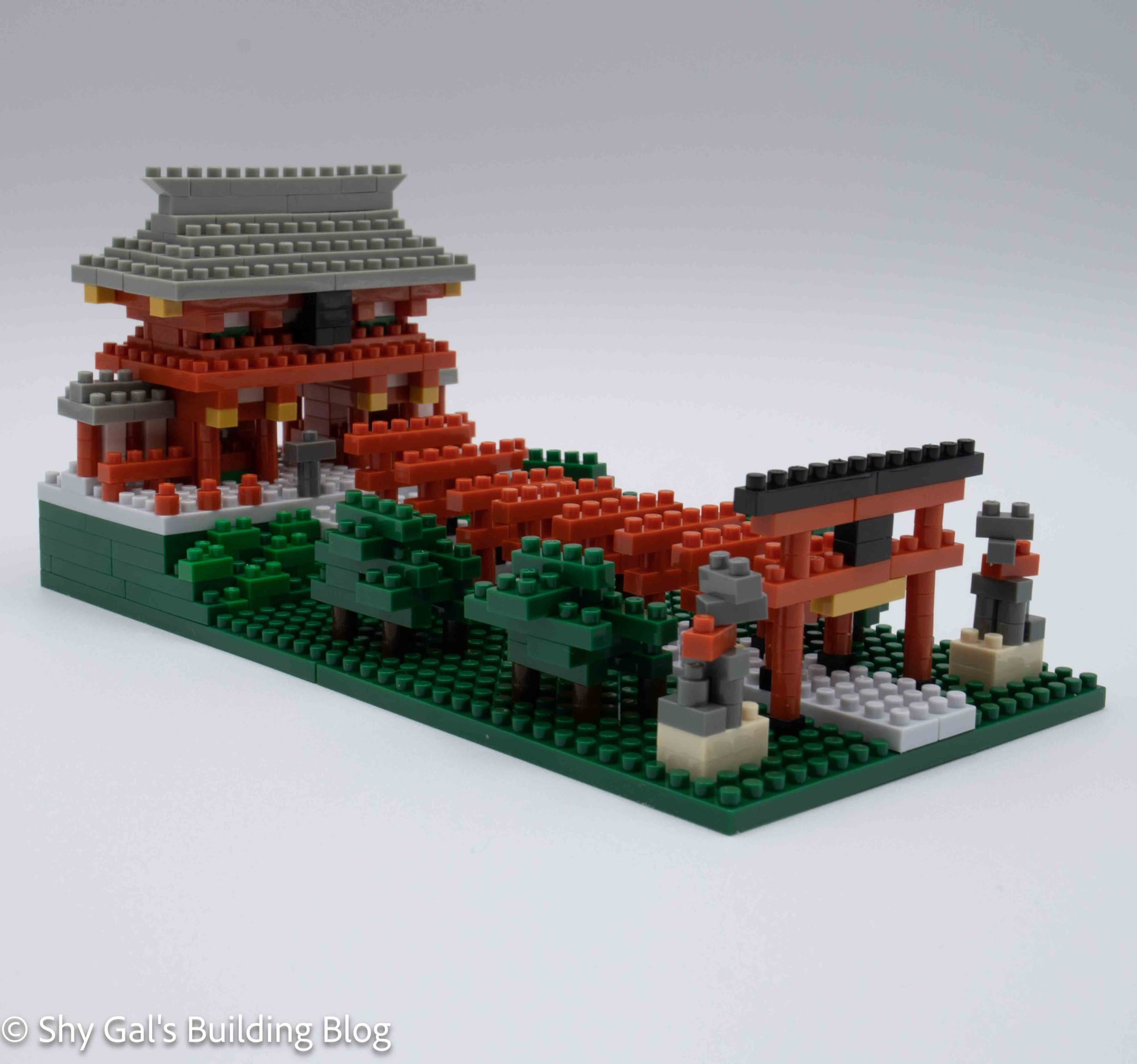 Review of nanoblock Inari Shrine - Shy Gal’s Building Blog